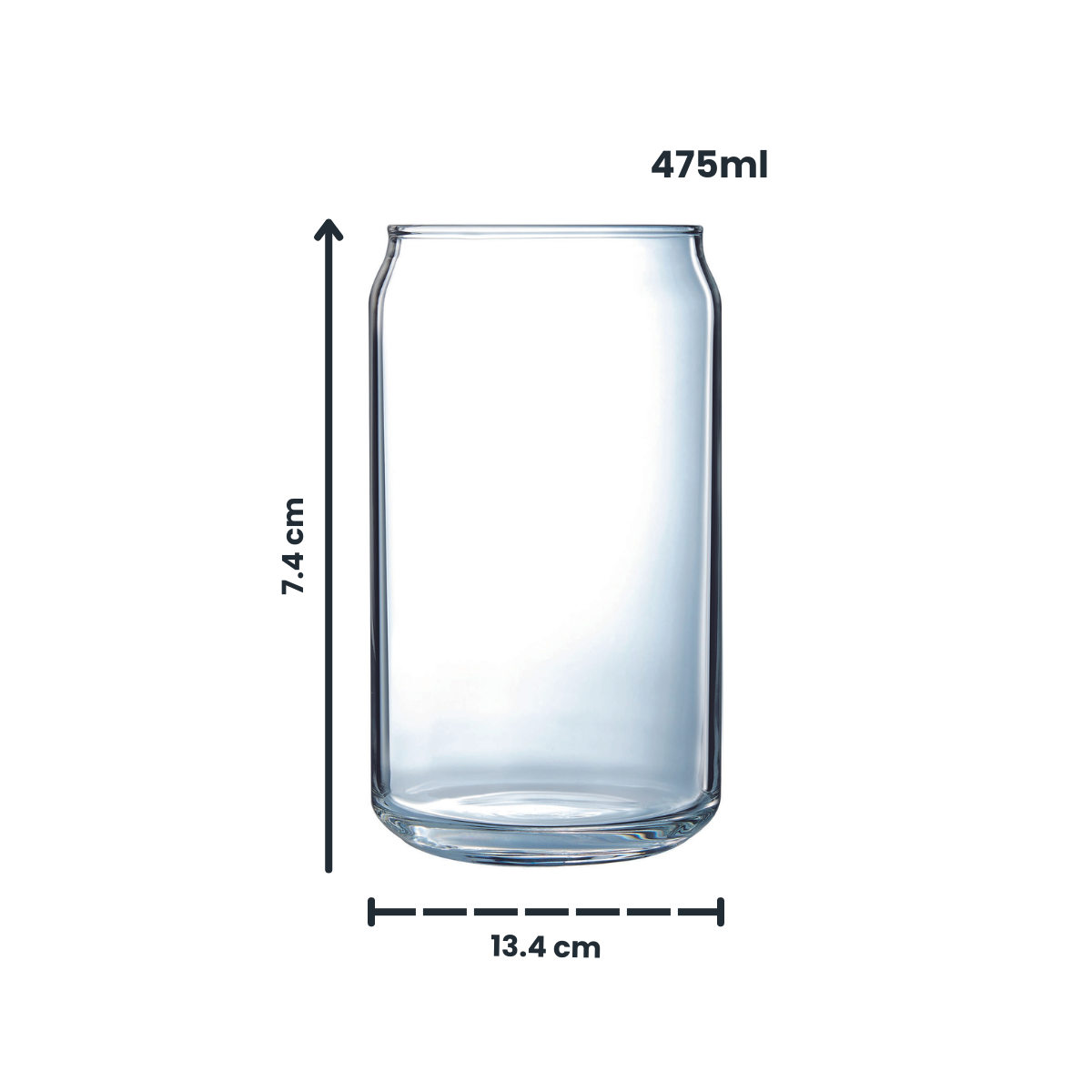 Can - Juego de Vasos de Vidrio Lata 475 ml – Stovmex